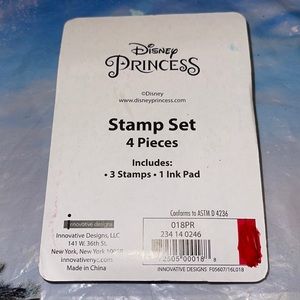 Disney | Toys | Disney Princess Stamp Set 4 Pcs | Poshmark